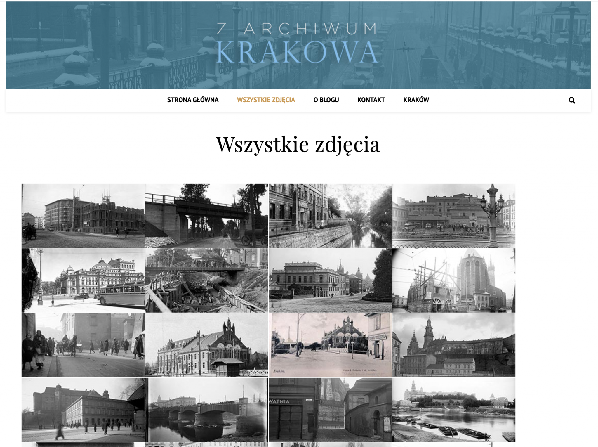 Dawno temu w Krakowie – archiwalne i aktualne zdjęcia Krakowa | Fotograficzna podróż w czasie ...